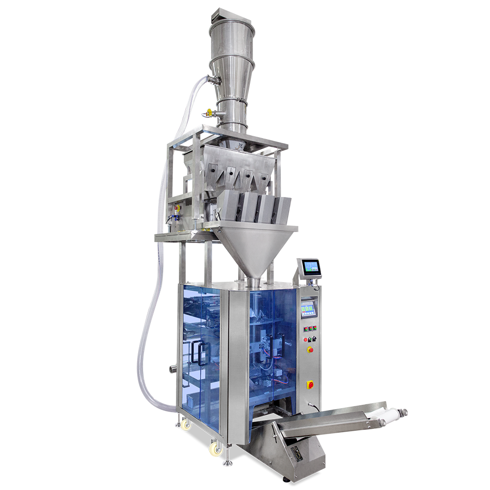 Auto Vertical Form Fill Seal Machine with Vacuum Pump Feeder